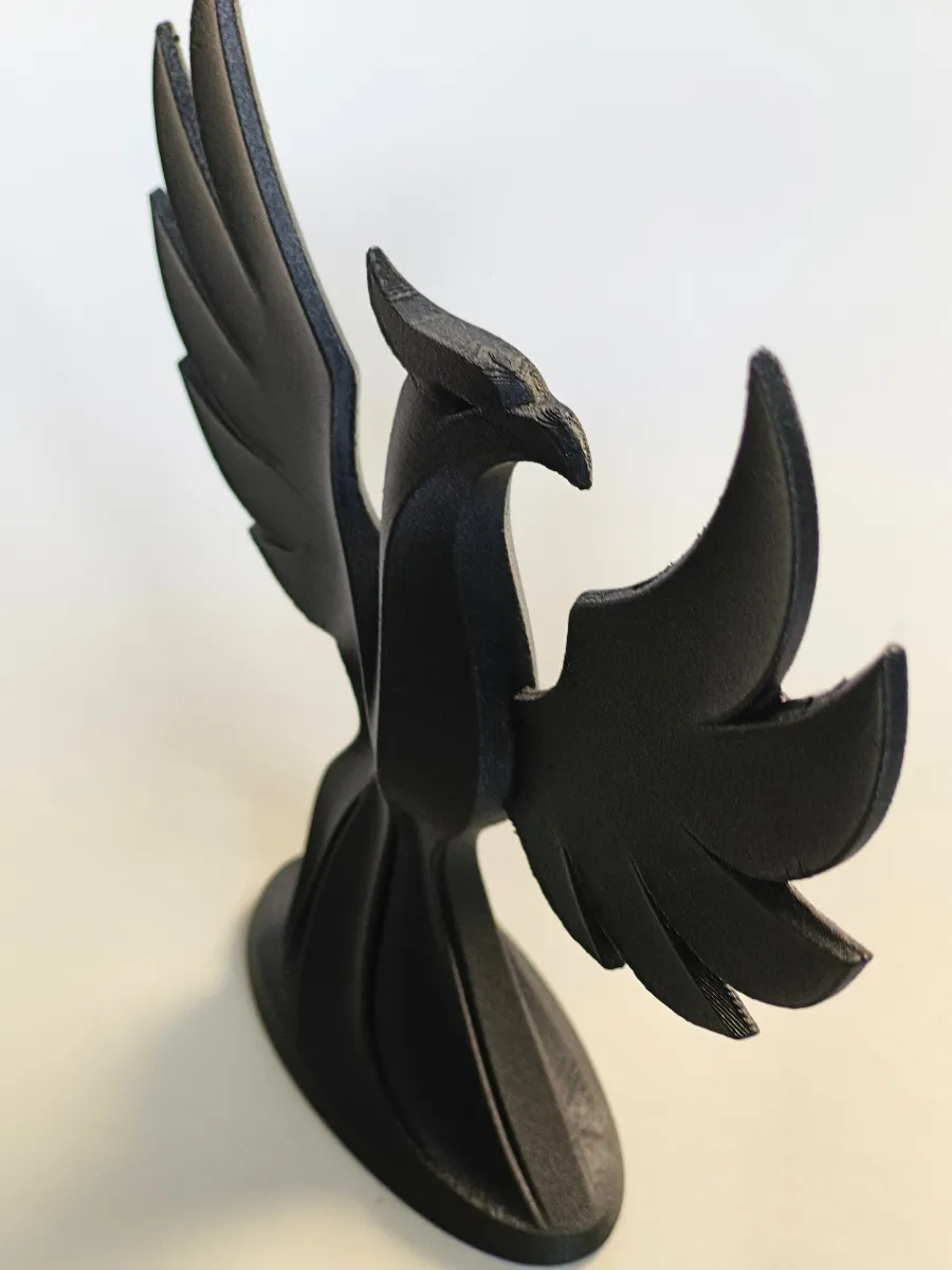 Phoenix Rising – Minimalist Sculpture by Quickers MakerWorld: Download Free 3D Models