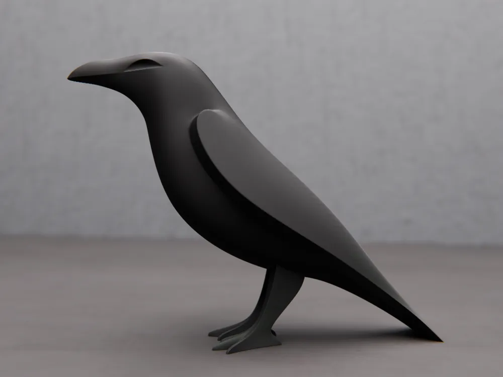 Crow by pozsar MakerWorld: Download Free 3D Models