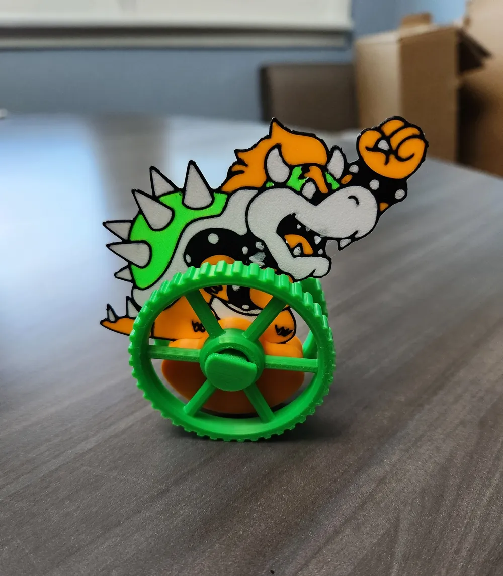 Bowser - Mario Self Balancing Toy by apruett MakerWorld: Download Free ...