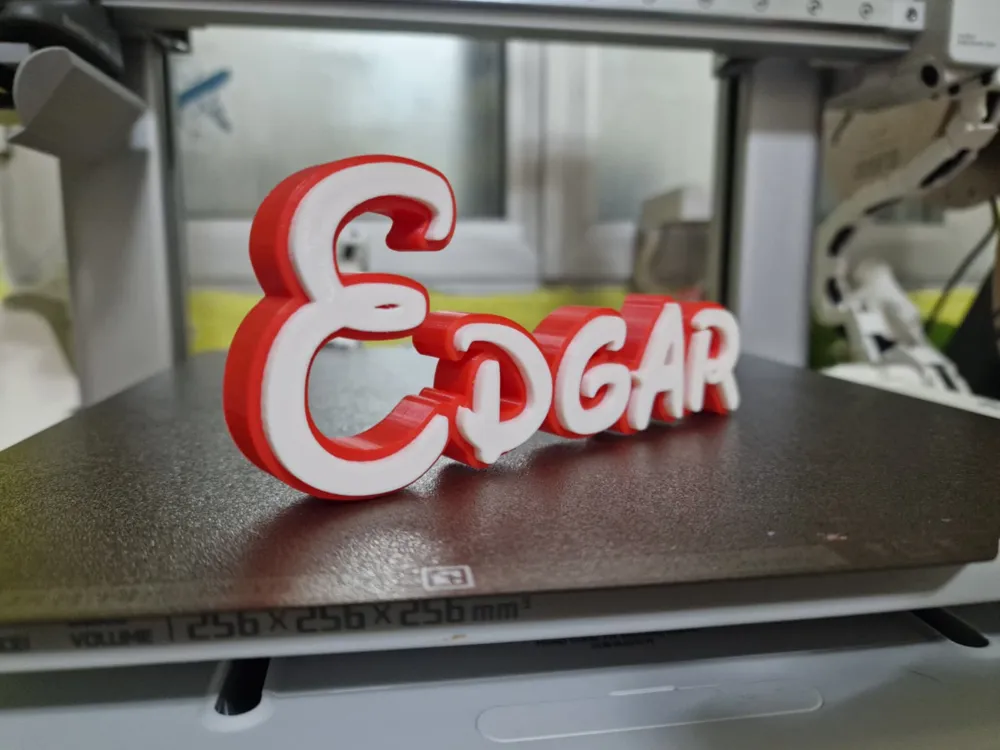 Disney Edgar room decoration word - Free 3D Print Model - MakerWorld
