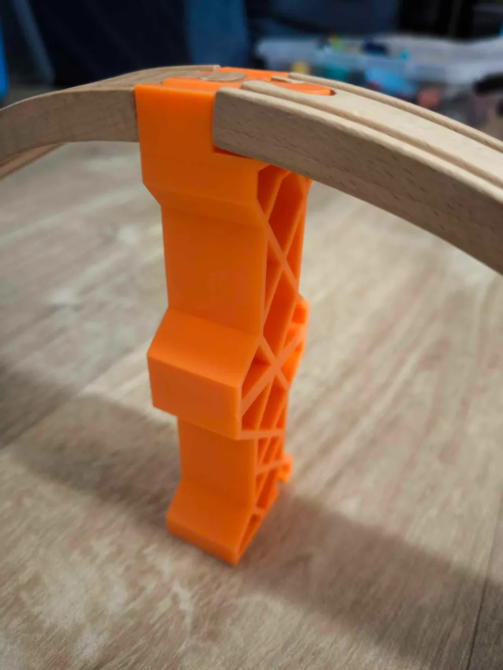 Brio/Ikea/Woody bridge pylon v3 adjustable by kolar.majkl - MakerWorld
