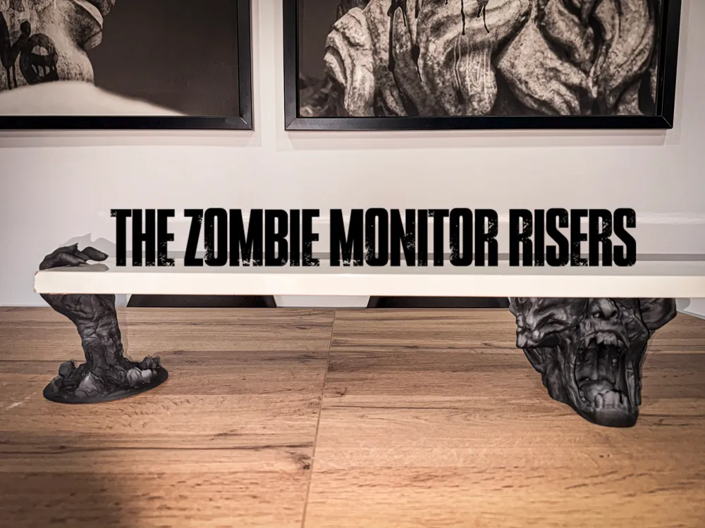 The Zombie Monitor Riser by Treddigineer MakerWorld: Download Free 3D ...