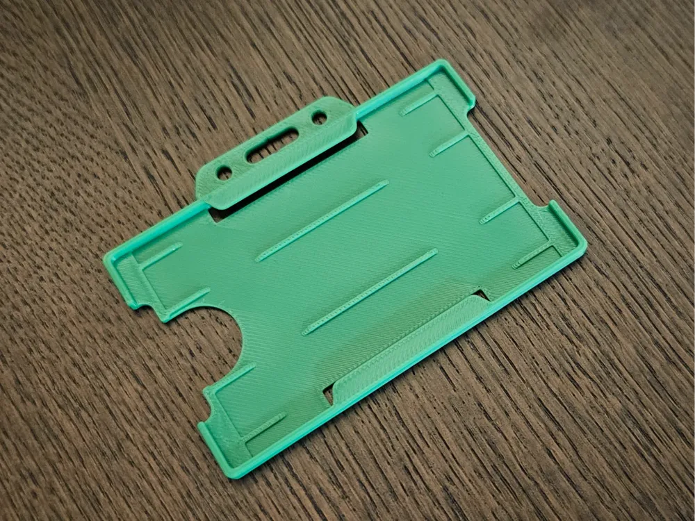 ID Card Holder For Lanyard - Free 3D Print Model - MakerWorld