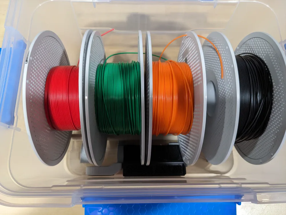 Filament Spool Rack for EZY Storage 18L Container by Jaeger MakerWorld ...