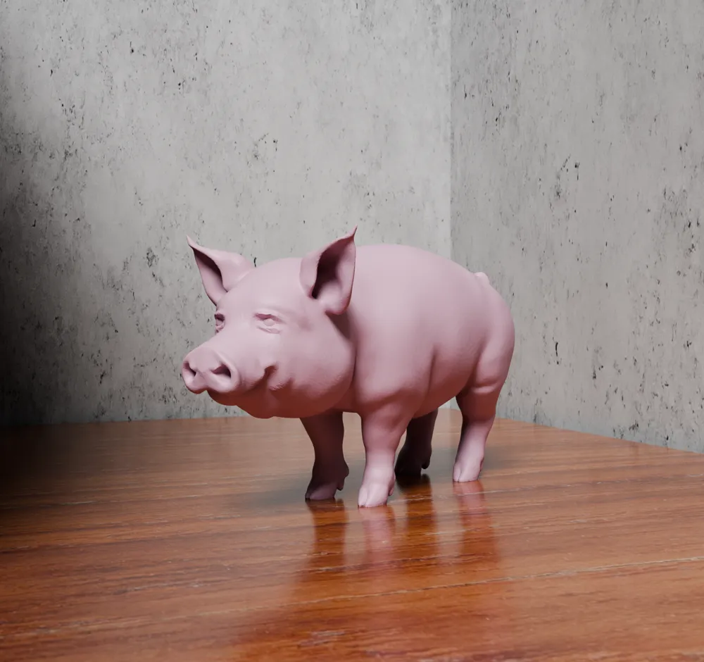Pig - Free 3D Print Model - MakerWorld