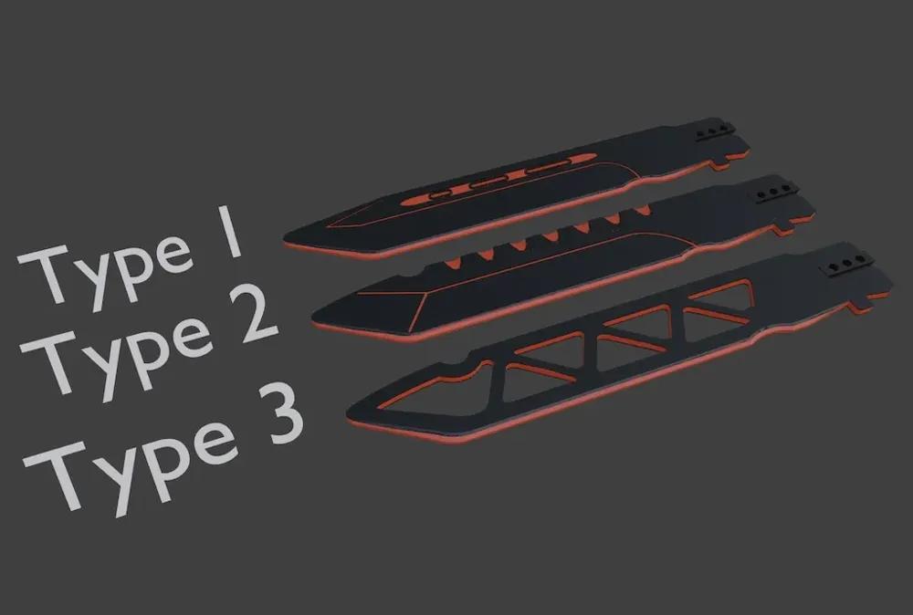 Faca Fidget OTF Super-Engenhosa² - Modelo gratuito para impressão 3D ...