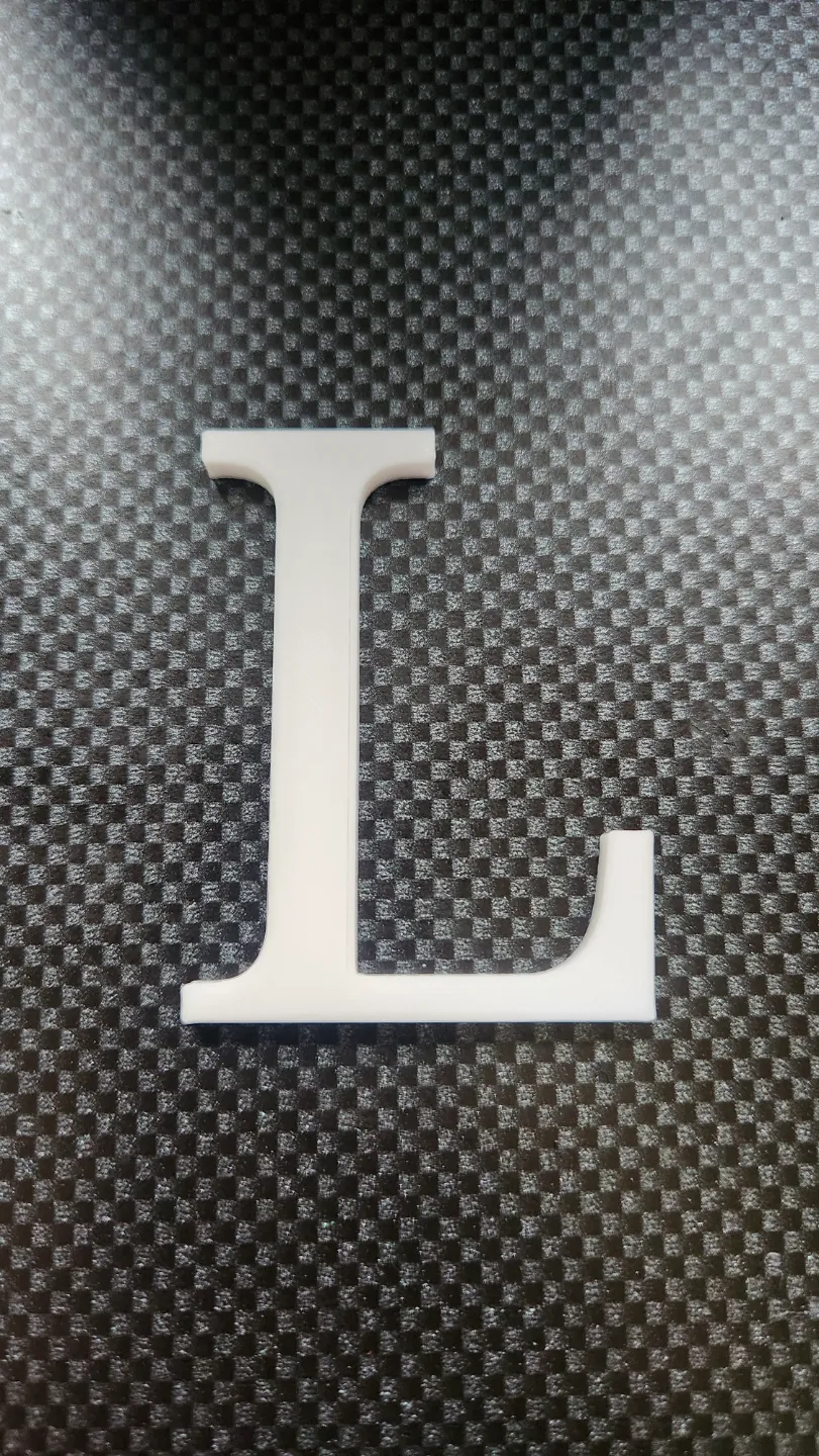 Alphabet Letter L (3 sizes-Small, Medium & Large) by eric272 - MakerWorld