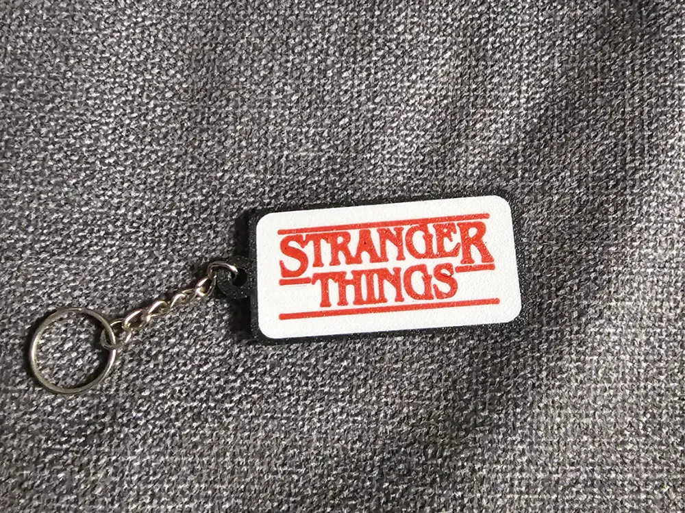 Stranger Things keychain - Free 3D Print Model - MakerWorld