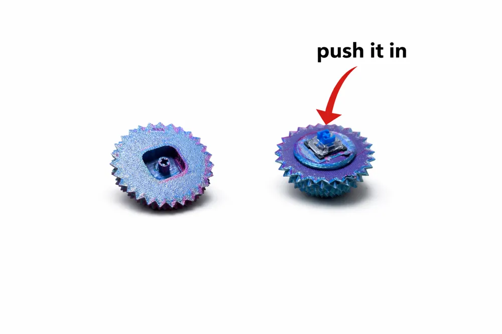 Spiky Ball Clicker (NO GLUE) - Free 3D Print Model - MakerWorld
