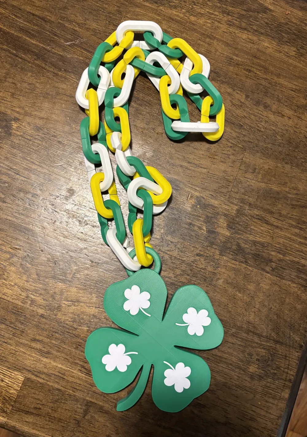 Shamrock Hype Chain - St. Patrick's Day Chain - Free 3D Print Model ...