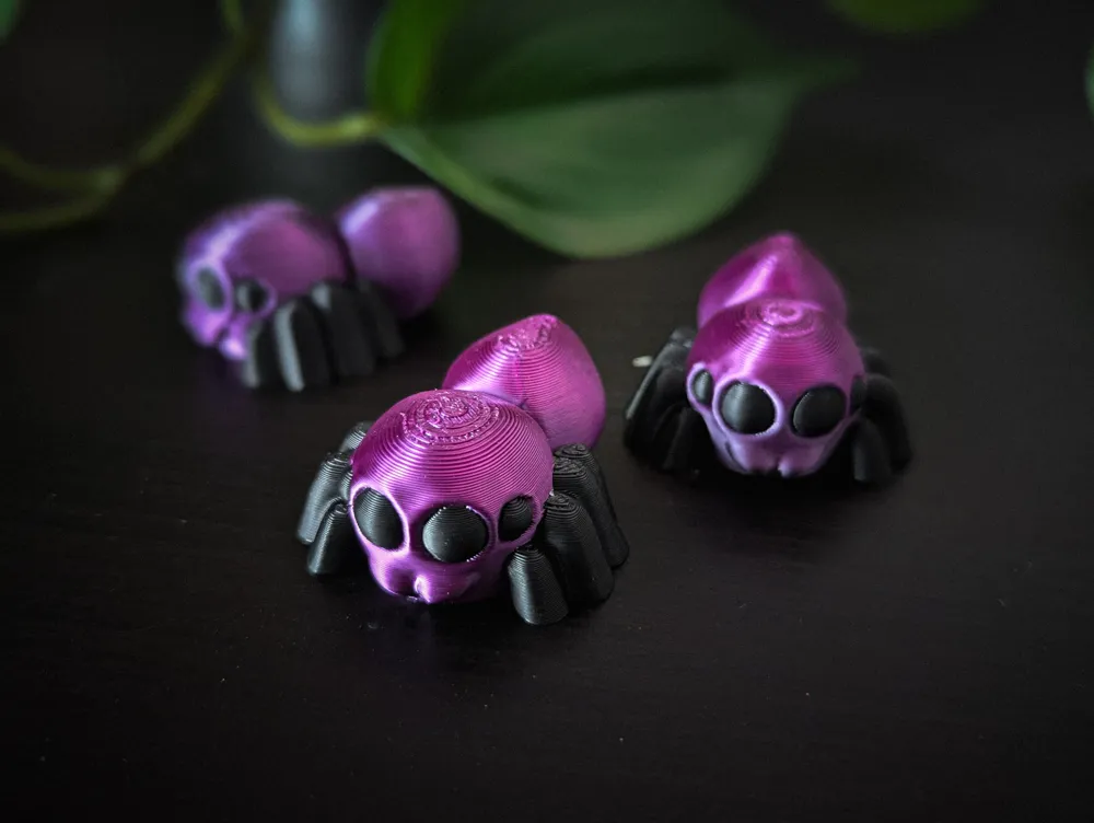 Flexi Jumping Spider - Free 3D Print Model - MakerWorld