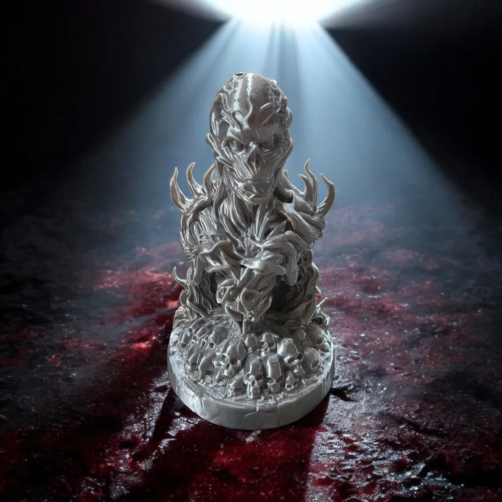 Vecna Bust inspired by Stranger things Display - Free 3D Print Model ...
