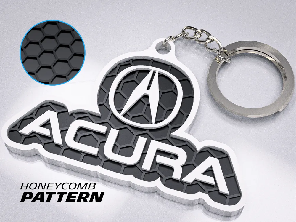 Acura Keychain by Krystian3D MakerWorld: Download Free 3D Models