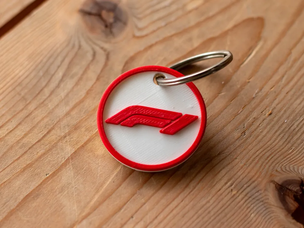 F1 Logo Keychain by geroulas MakerWorld: Download Free 3D Models