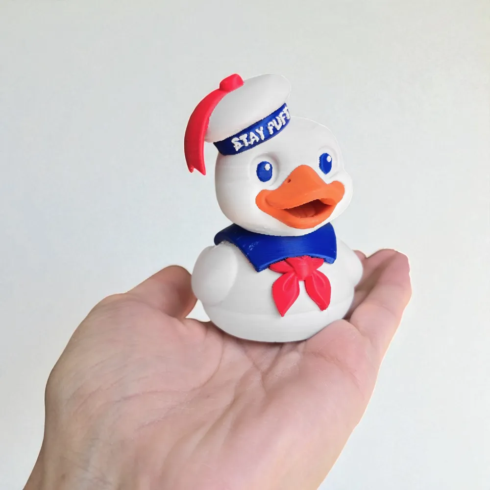 Stay Puft Rubber Duck Ghostbusters Mashup Toy - Free 3D Print Model ...