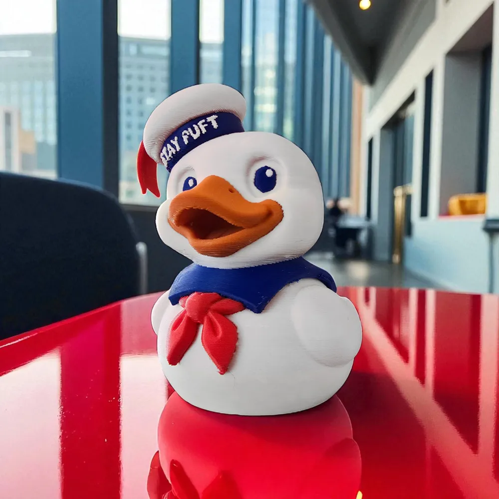 Stay Puft Rubber Duck Ghostbusters Mashup Toy - Free 3D Print Model ...