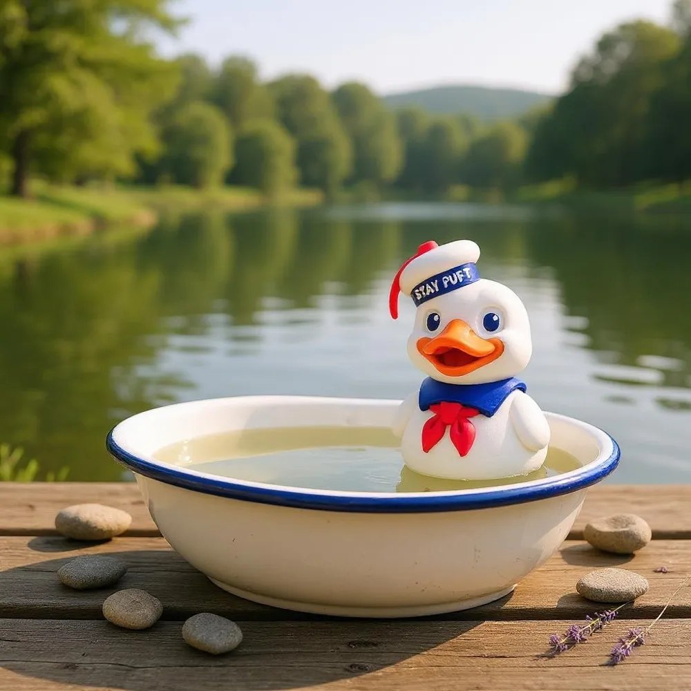 Stay Puft Rubber Duck Ghostbusters Mashup Toy - Free 3D Print Model ...