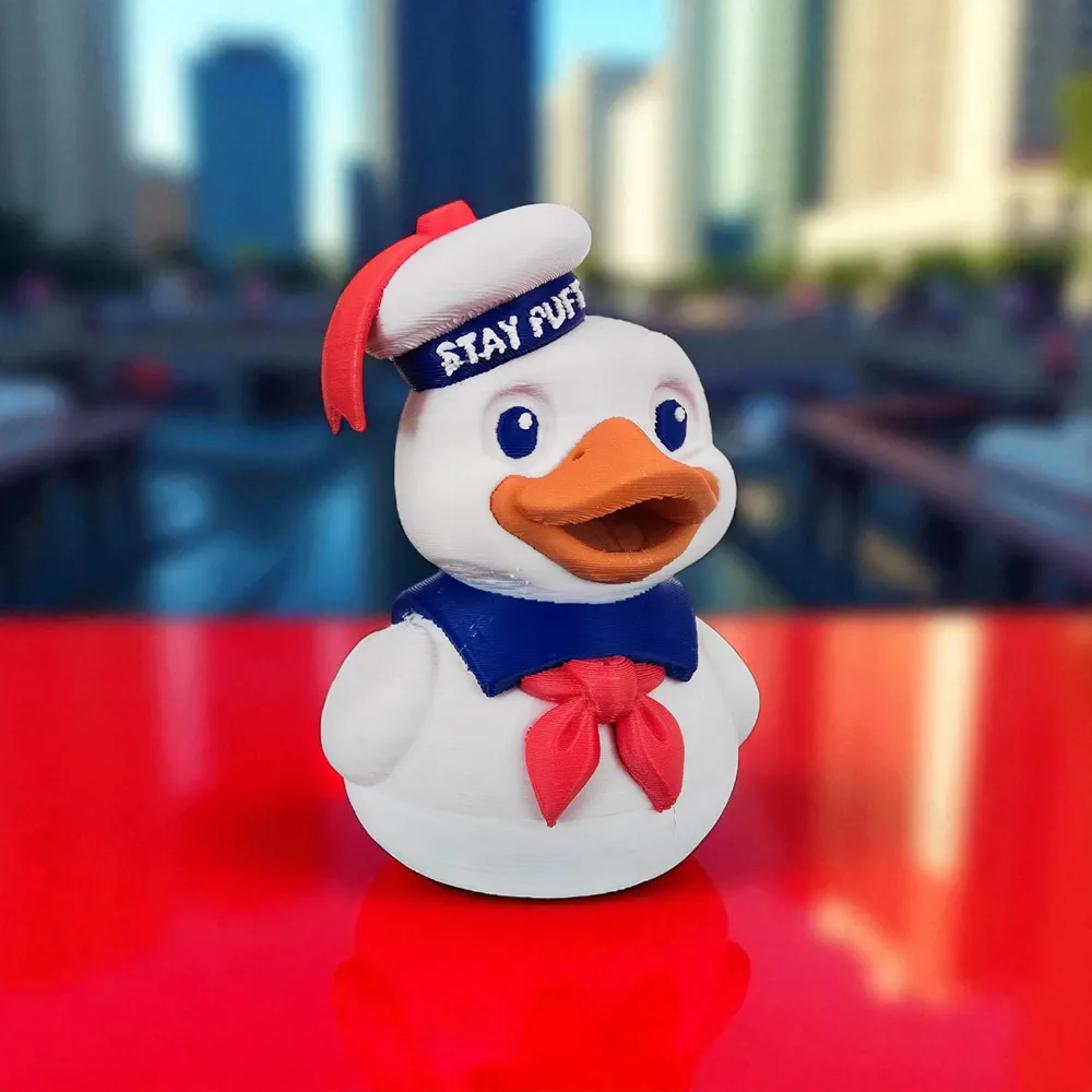 Stay Puft Rubber Duck Ghostbusters Mashup Toy - Free 3D Print Model ...
