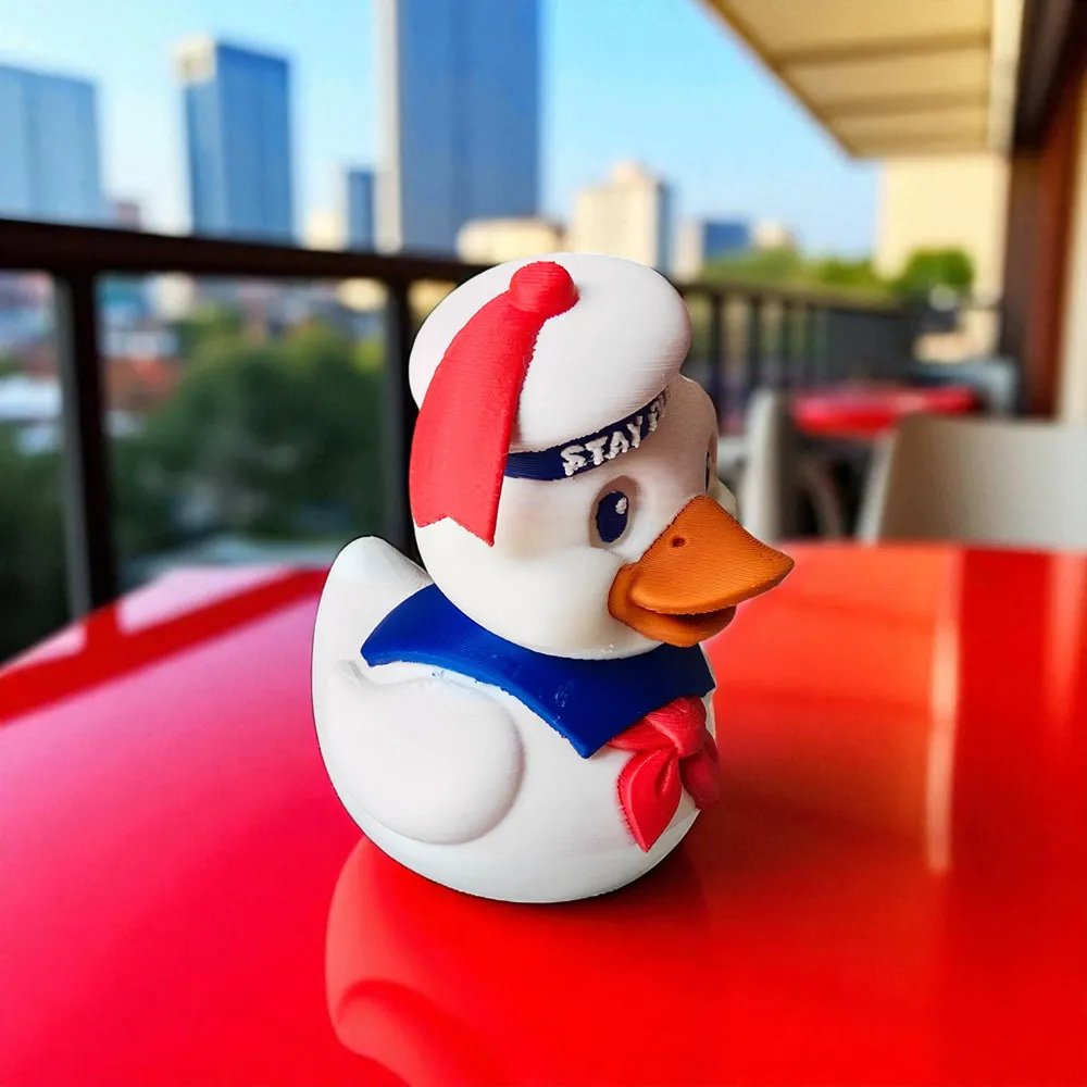 Stay Puft Rubber Duck Ghostbusters Mashup Toy - Free 3D Print Model ...