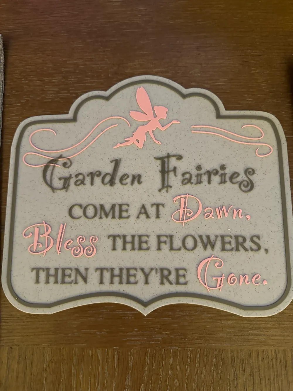 Garden Fairy Sign by Gwirad the Maker - MakerWorld