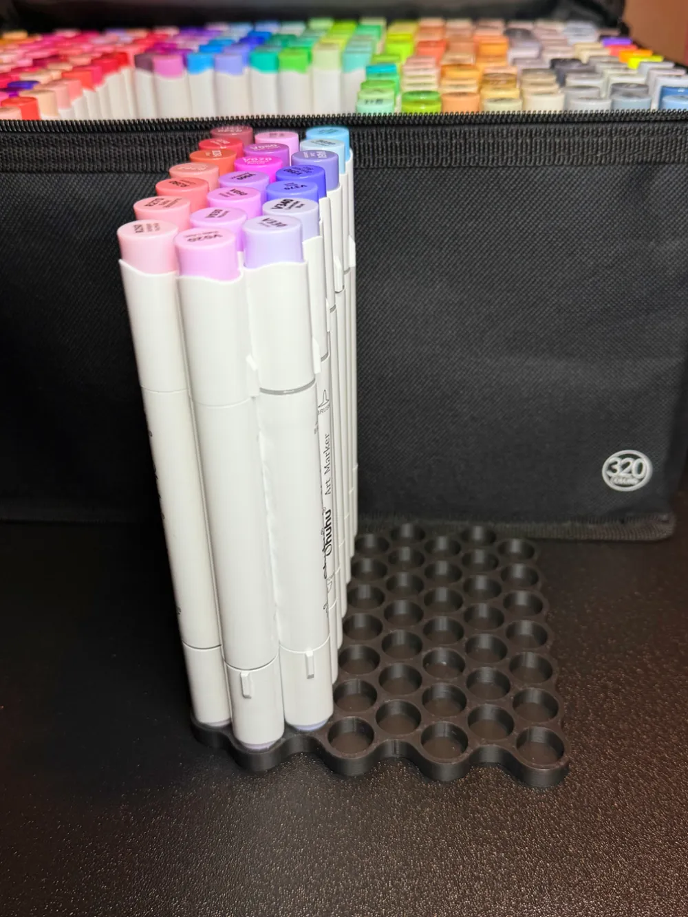 Ohuhu 320 color set case alcohol marker holder by fijter MakerWorld ...