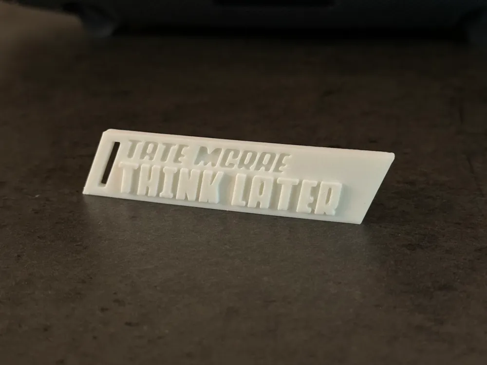 Tate McRae Keychain by ties - MakerWorld