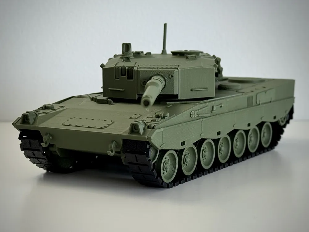 Tanque de Batalha Principal Protótipo Leopard 2 AV Escala 1/35 - Modelo ...