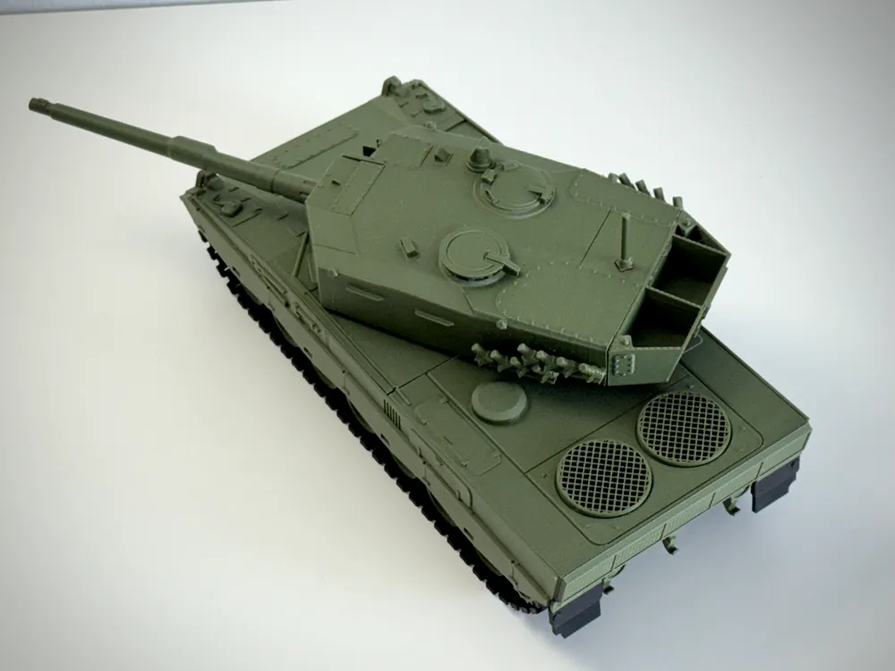 Tanque de Batalha Principal Protótipo Leopard 2 AV Escala 1/35 - Modelo ...