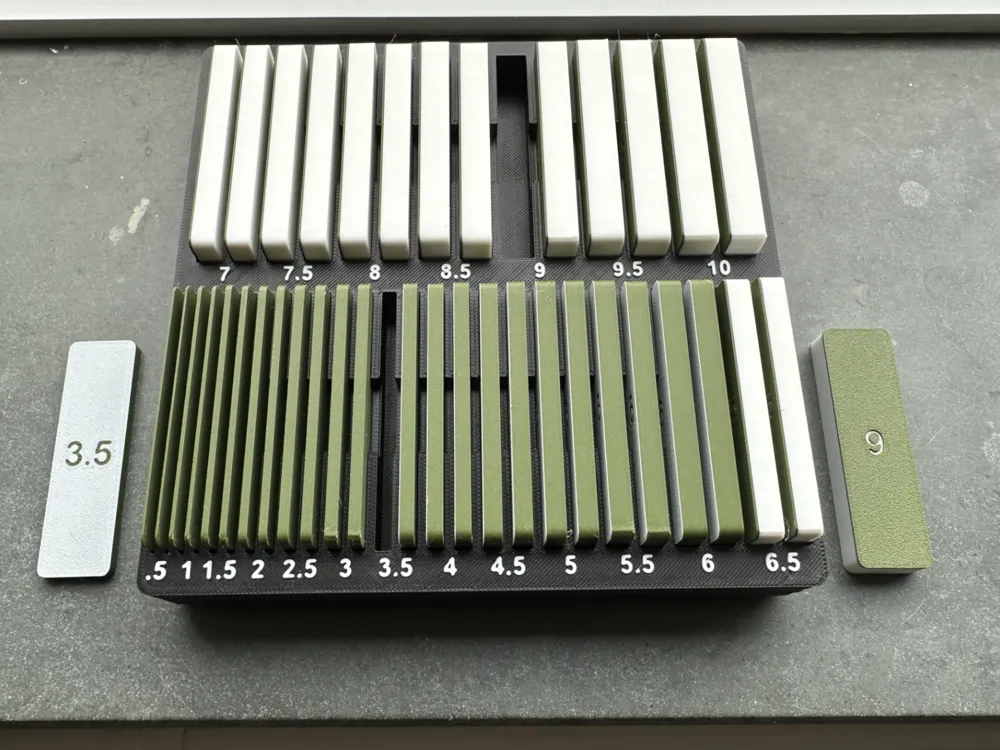 Setup blocks 0.5 - 10mm by DikkiedikMakerWorld: Download Free 3D Models
