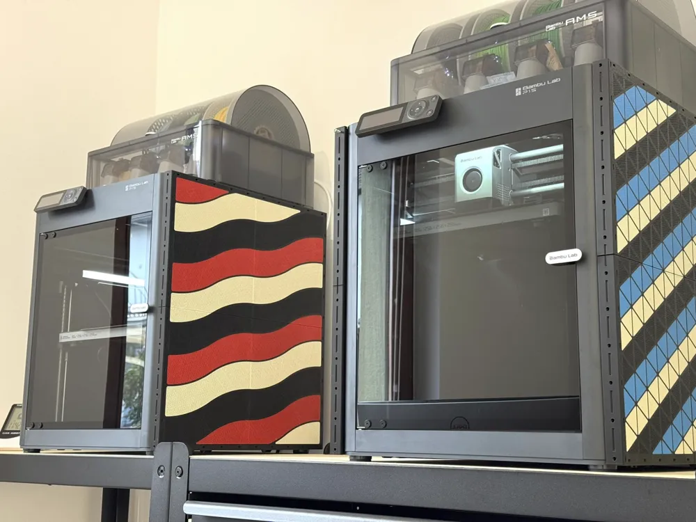 NTK Side Panels - for P1S and X1C - 3 Styles by KYZ Design MakerWorld ...