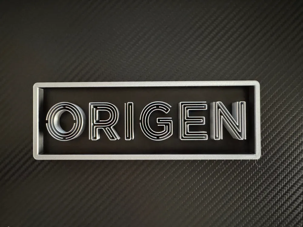 3D INCEPTION Movie Logo by Kaleba - MakerWorld