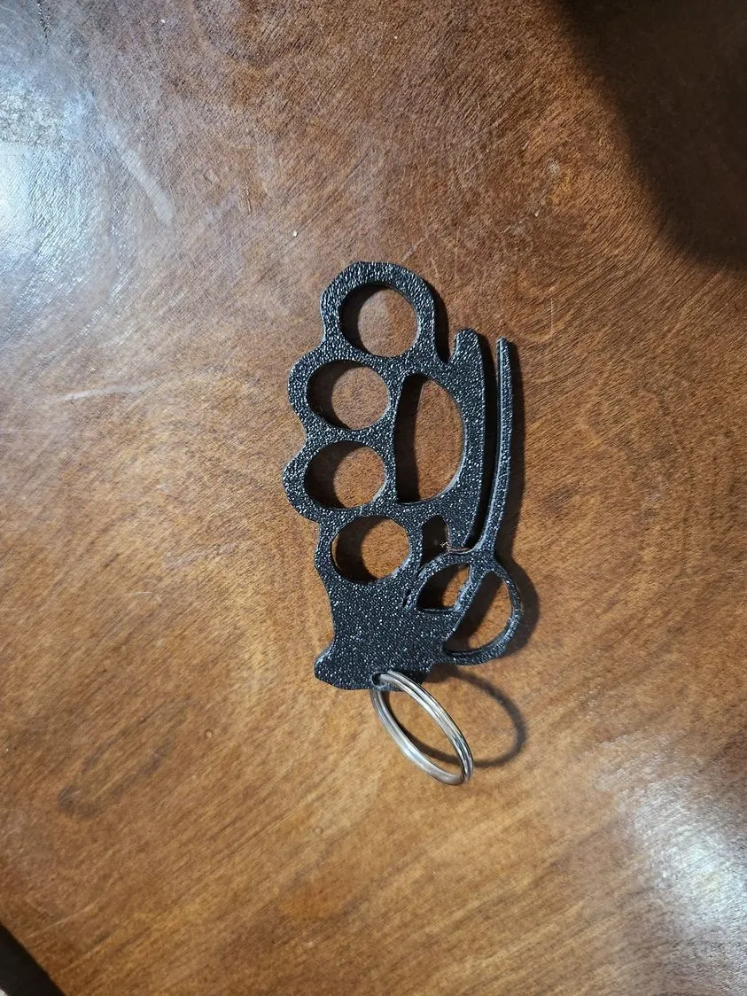 Grenade Knuckles Key chain by Bromigo77 - MakerWorld