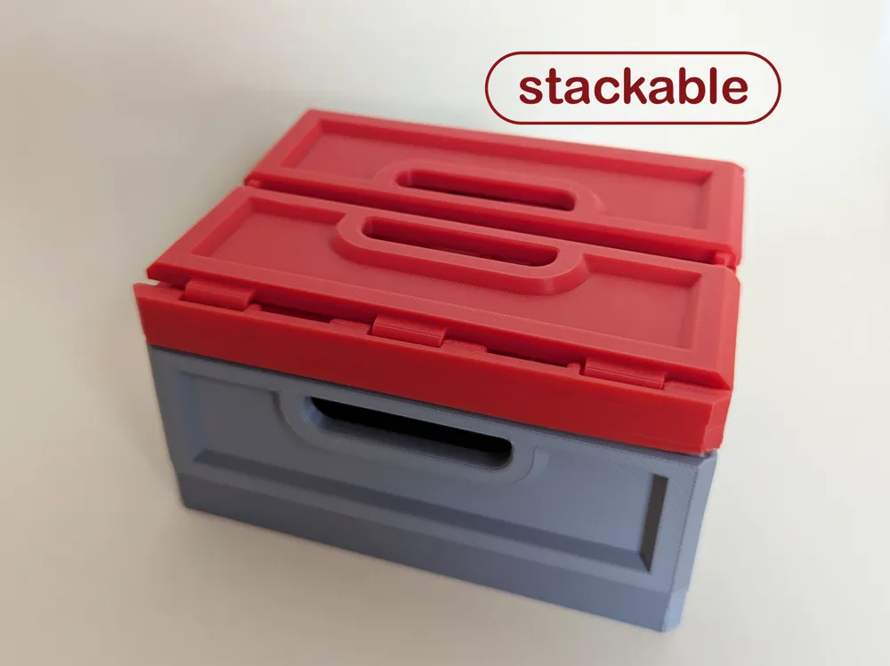 Foldable Crate - Free 3D Print Model - MakerWorld