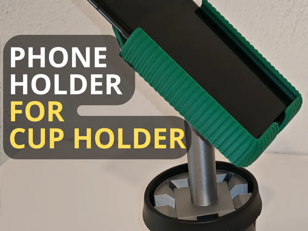 Soporte para teléfono en portavasos – Ajuste adaptable por Patrick ...