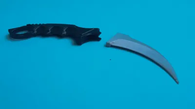 Karambit 2 parts, no AMS (CS2 Knife)counter strike Remixed by Maraktos ...