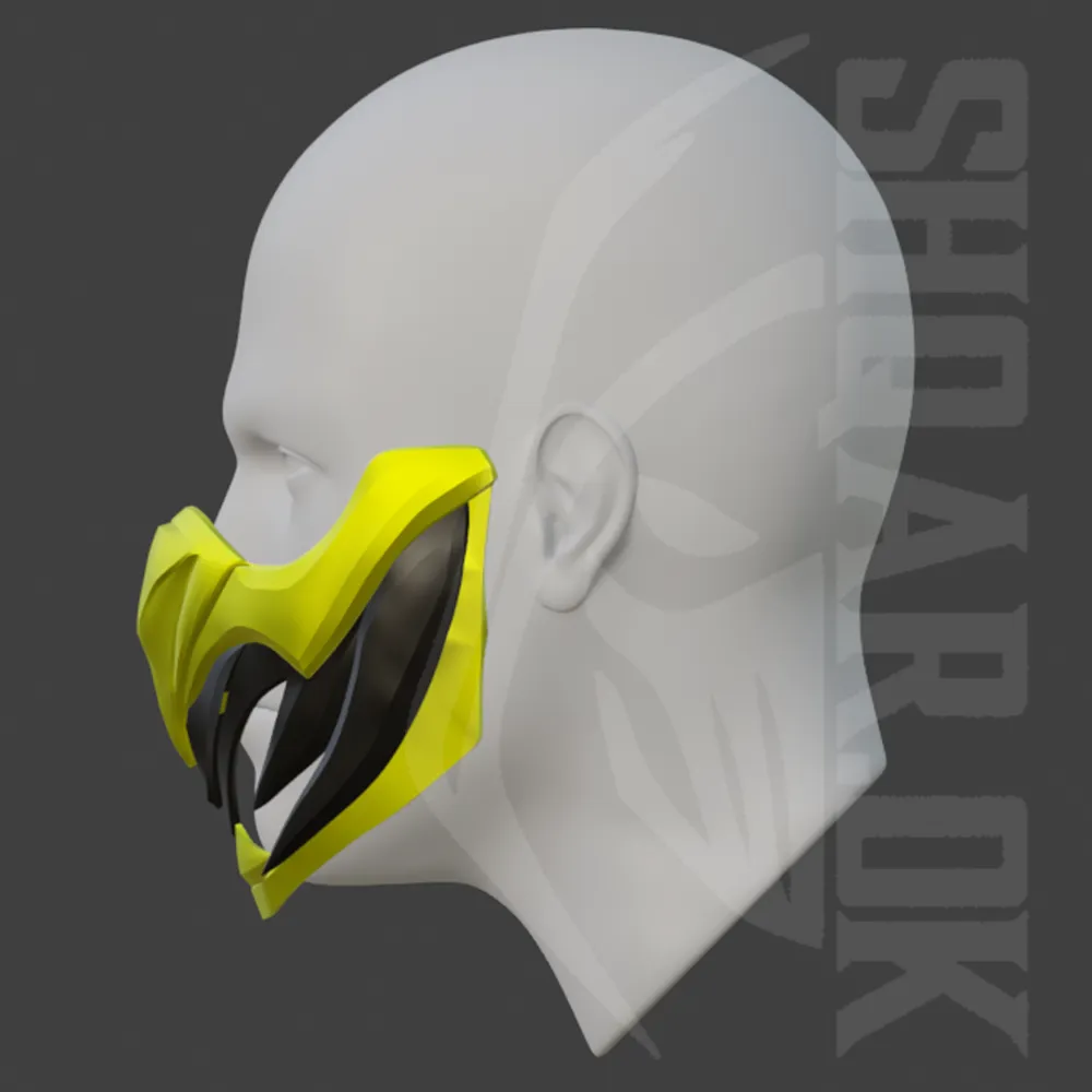 Scorpion mask from MK1 - New Grandmaster by ShQ@r.OkMakerWorld ...