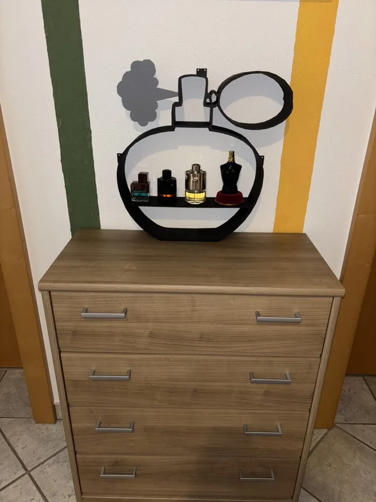 Perfume Standing/Wall Shelf - Free 3D Print Model - MakerWorld