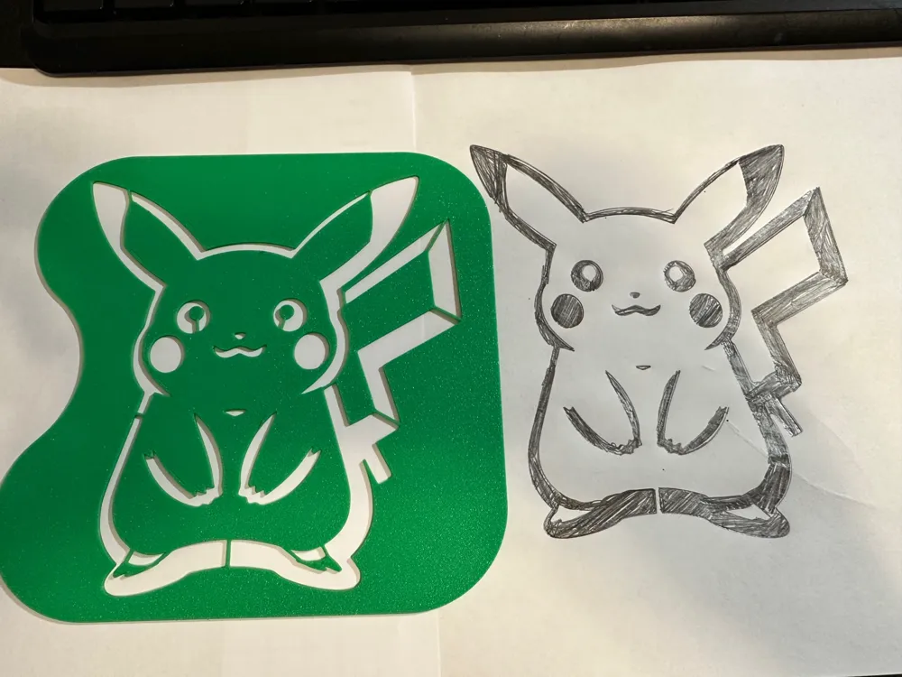 Pikachu Stencils Galore by SWElite MakerWorld: Download Free 3D Models