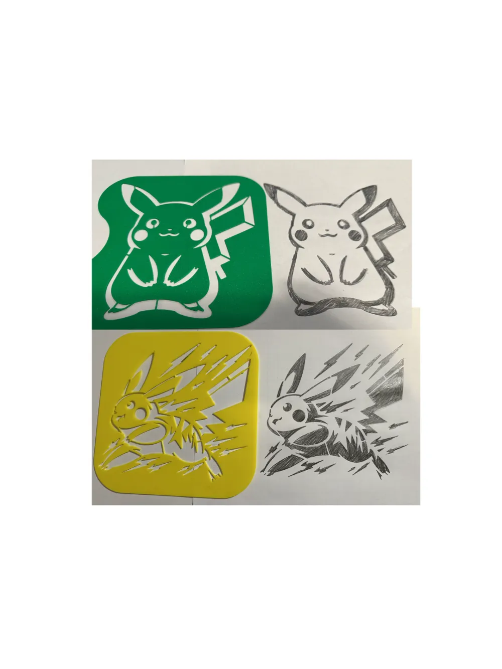 Pikachu Stencils Galore by SWElite MakerWorld: Download Free 3D Models