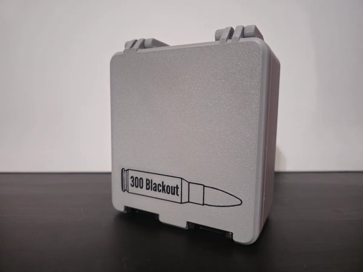 Caixa de Munição 300 Blackout - 100 Munições - Modelo gratuito para ...