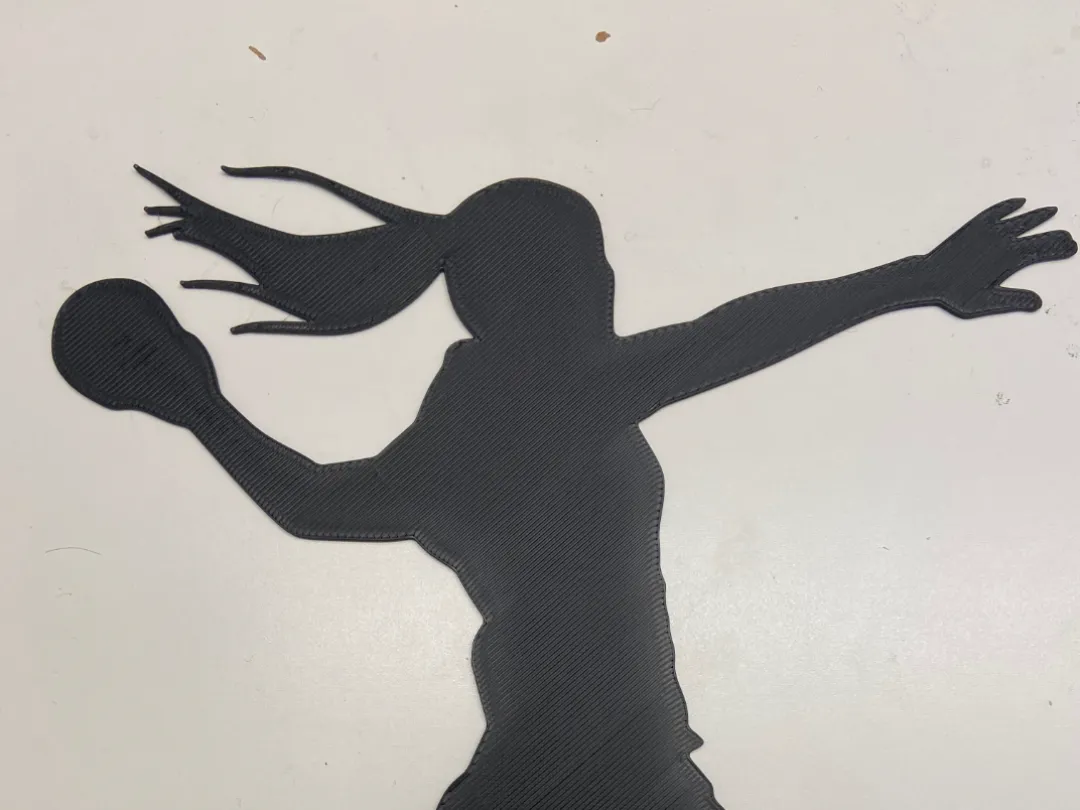 Wall Art - Handball Player - Female by Hendrik MakerWorld: Download ...
