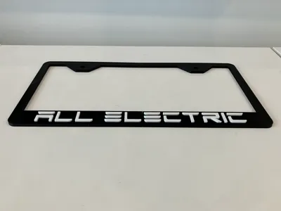 License Plate Frame/Cover for Electric Cars/EVs by Toucan Makes ...