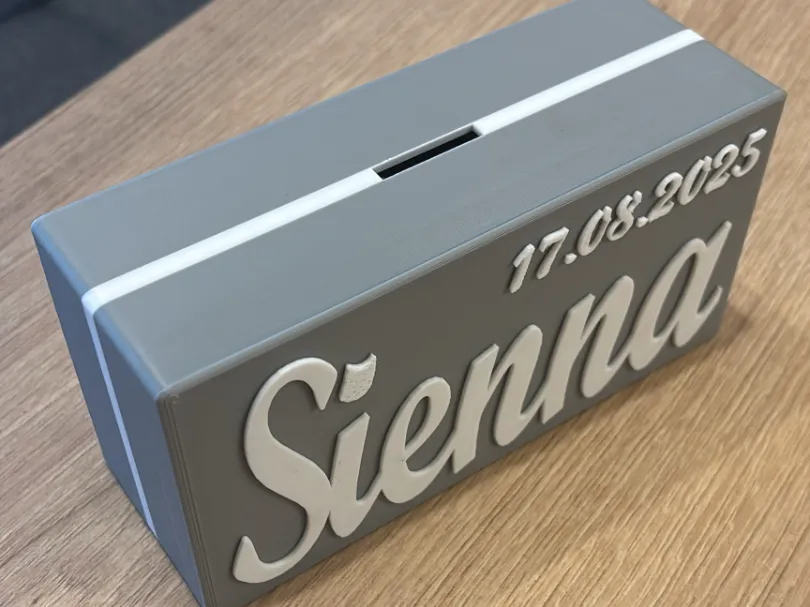 Personalized Piggy Bank - Free 3D Print Model - MakerWorld