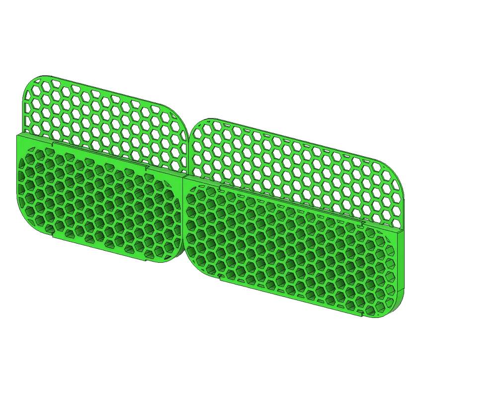 BLV - AMS Riser for X1C Rear Honeycomb Panel Remezclado por GreenHaro ...