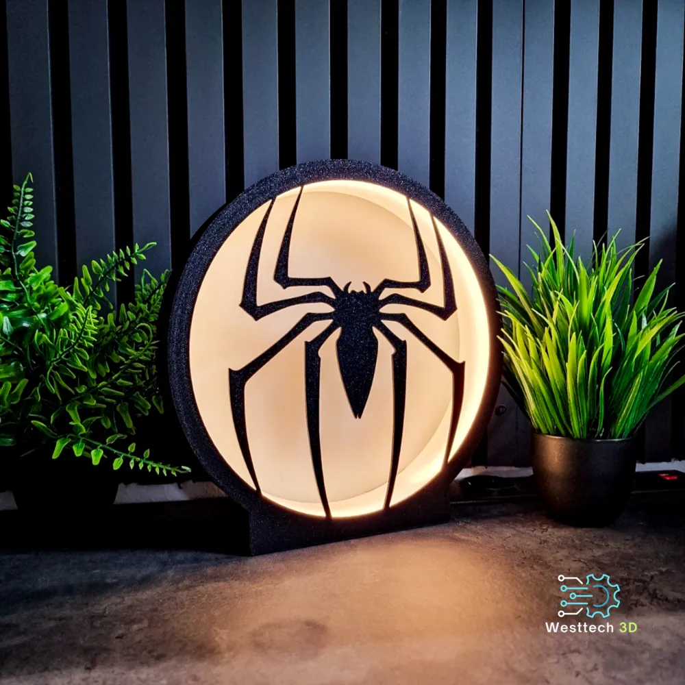 Spider Man Lamp by Westtech 3D MakerWorld: Download Free 3D Models