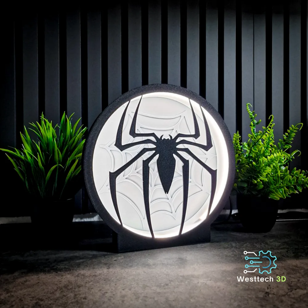 Spider Man Lamp by Westtech 3D MakerWorld: Download Free 3D Models