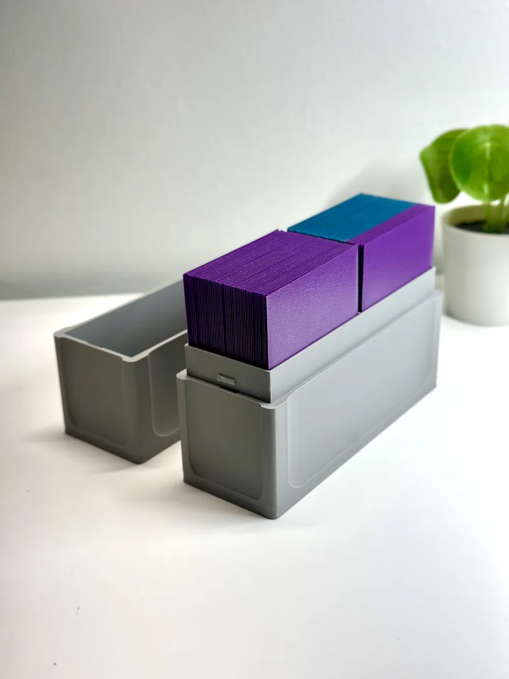 Slim Commander Deck Box V2 - 100 Double Sleeved - Free 3D Print Model ...