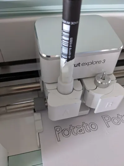 cricut explore 3 to micron pen adapter by Driest - MakerWorld