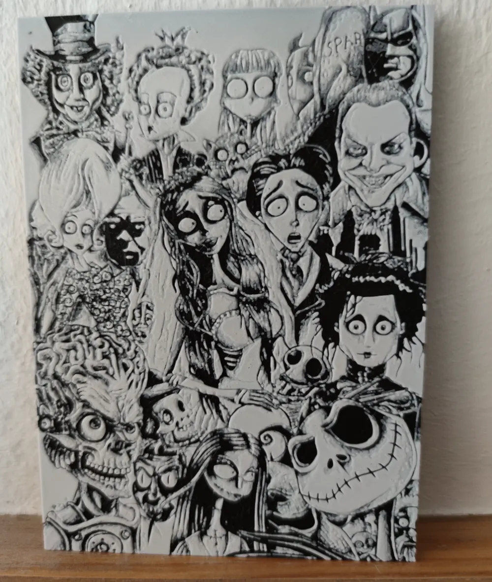 Hueforge Tim Burton Characters by Litolunar MakerWorld: Download Free ...