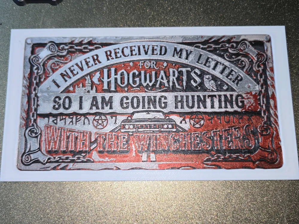 hogwarts supernatural hueforge - Free 3D Print Model - MakerWorld
